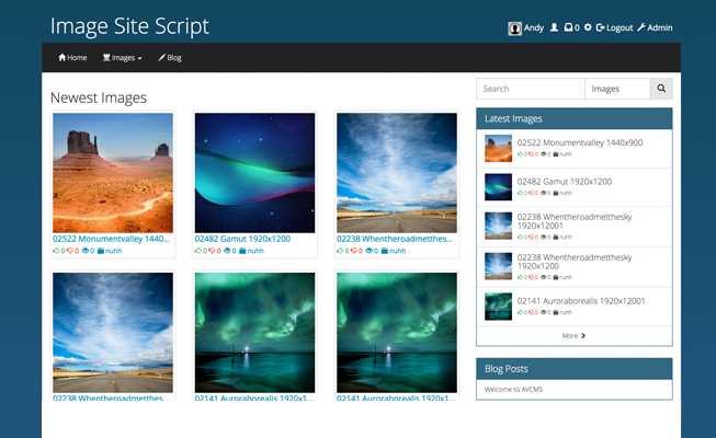 AV Scripts - Home of AV Arcade & Wallpaper Site Script