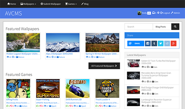 AV Scripts - Home of AV Arcade & Wallpaper Site Script