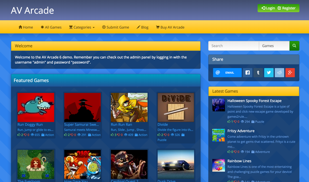 AV Scripts - Home of AV Arcade & Wallpaper Site Script